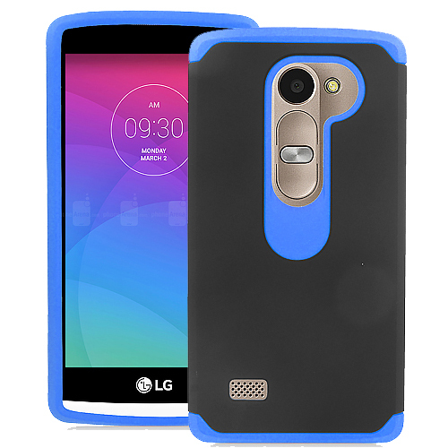 LG Destiny L21G Power L22C Hybrid Leon Slim Dual Layer Fusion Case Hard ...