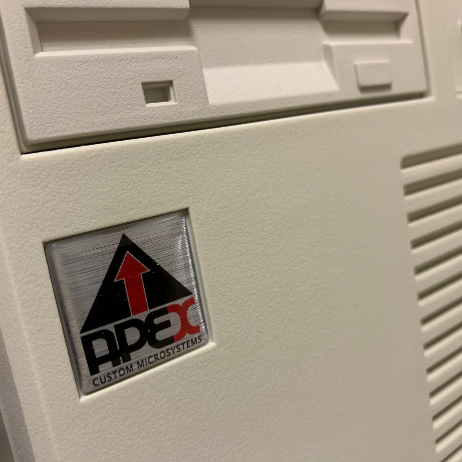 Custom Vintage 386 486 Computer Case Badge Domed Sticker Retro PC APEX ...