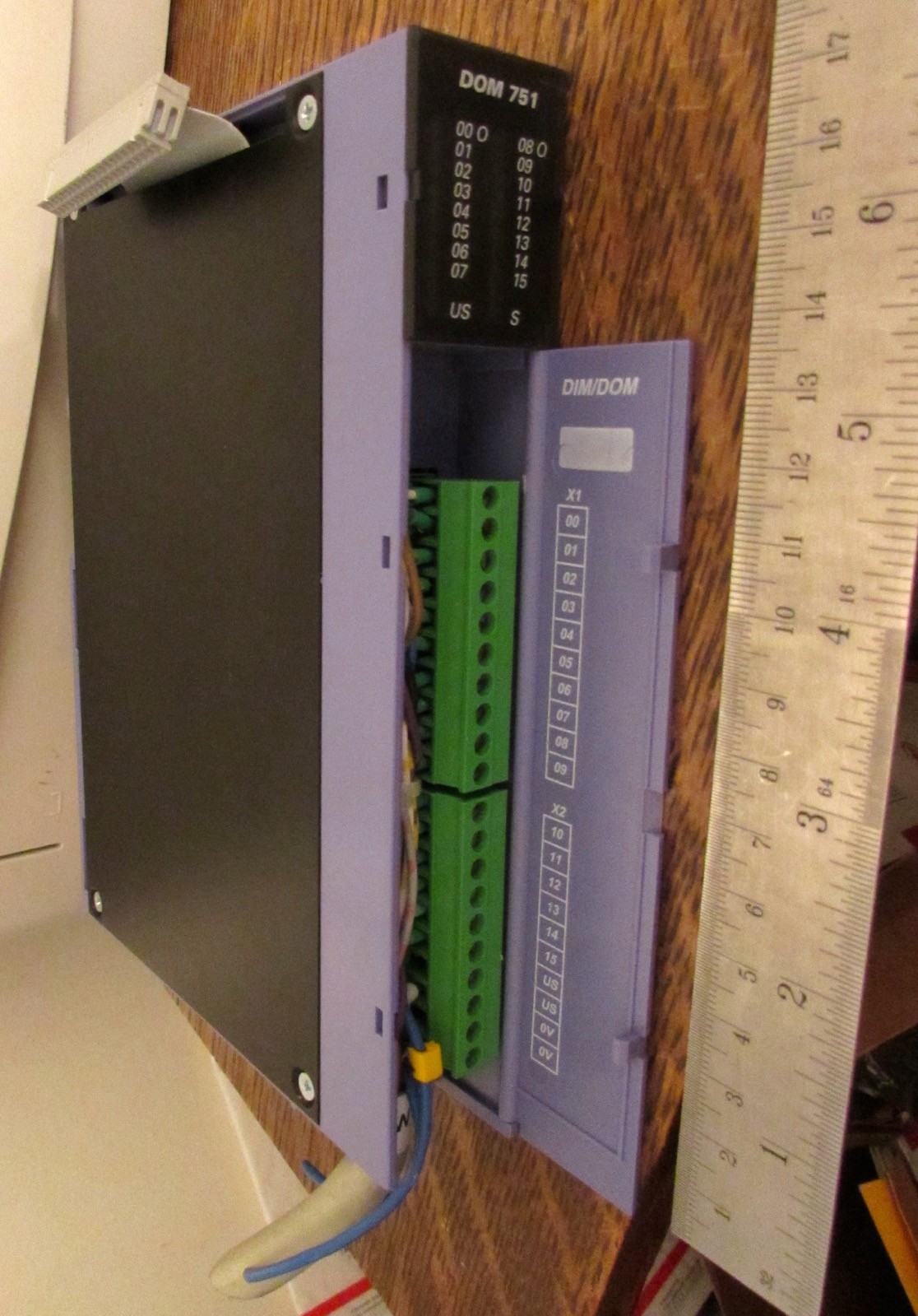 Selectron MAS PLC Selecontrol DOM 751 16 Channel I/O Module 411.0101 CH ...