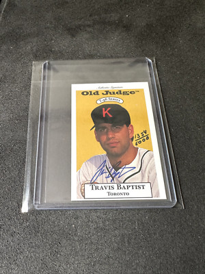 Travis Baptist 1996 Signature Rookies T-96 Old Judge Autograph 1354/ ...