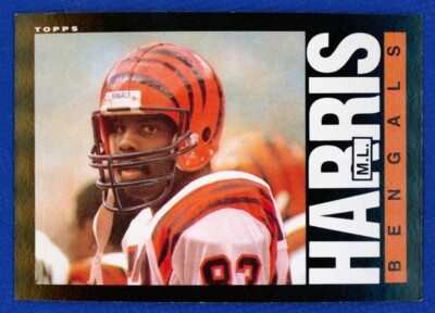 1985 Topps Football Set Break # 216 M.L. Harris RC Rookie Cincinatti ...