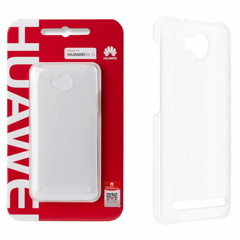 100% Genuine Ultra Slim Soft Silicone Huawei Y3 white back case cover ...