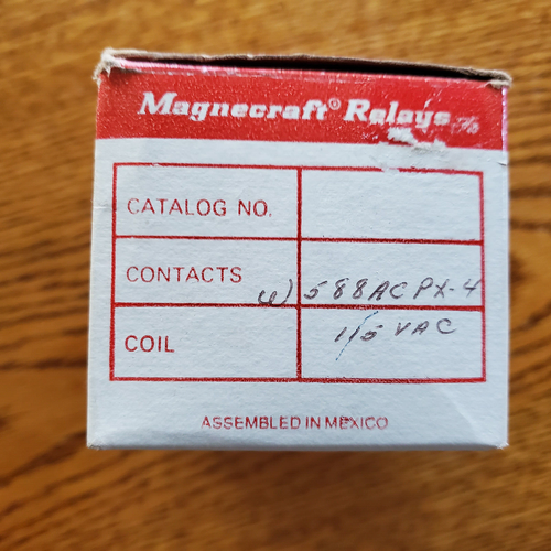 MAGNECRAFT W588AC PX-4 115 VAC RELAY-NEW INNA BOX | eBay