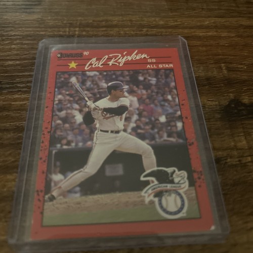 🔥1990 Cal Ripken jr #676/Rare Double Error card/All Star card/RLP/NO ...