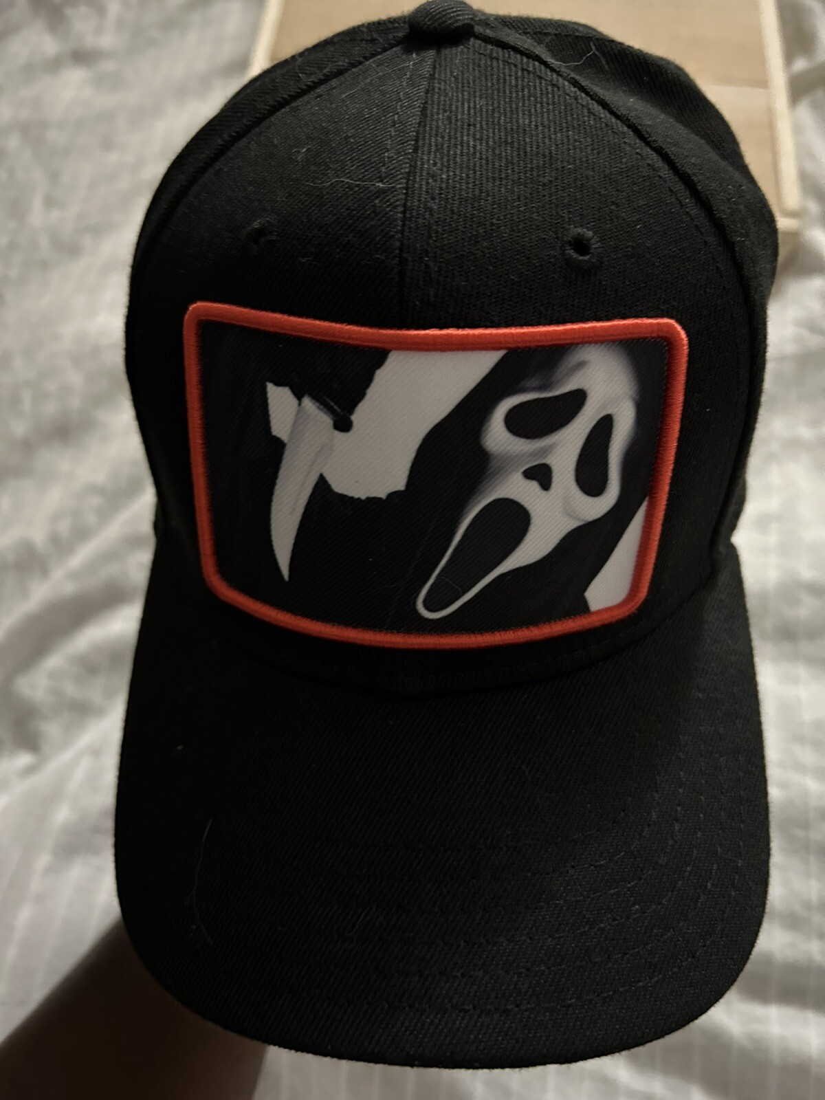 Scream - Ghost Face Patch - Precurve Snapback Adjustable Hat ICON of Halloween | eBay