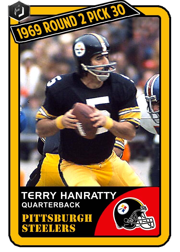 ACEO TERRY HANRATTY PITTSBURGH STEELERS CUSTOM HAND MADE ART CARD | eBay