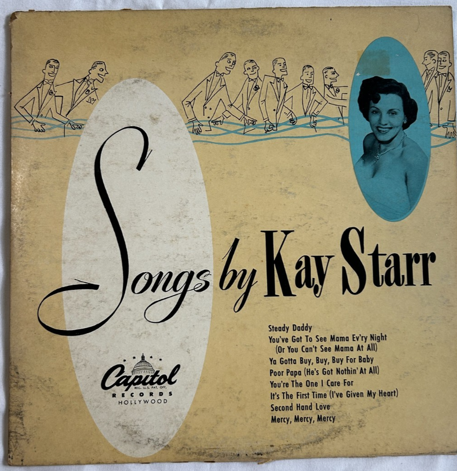 Songs by Kay Starr - Songs For Stags - 10" Capitol H211 Mono Vinyl ...