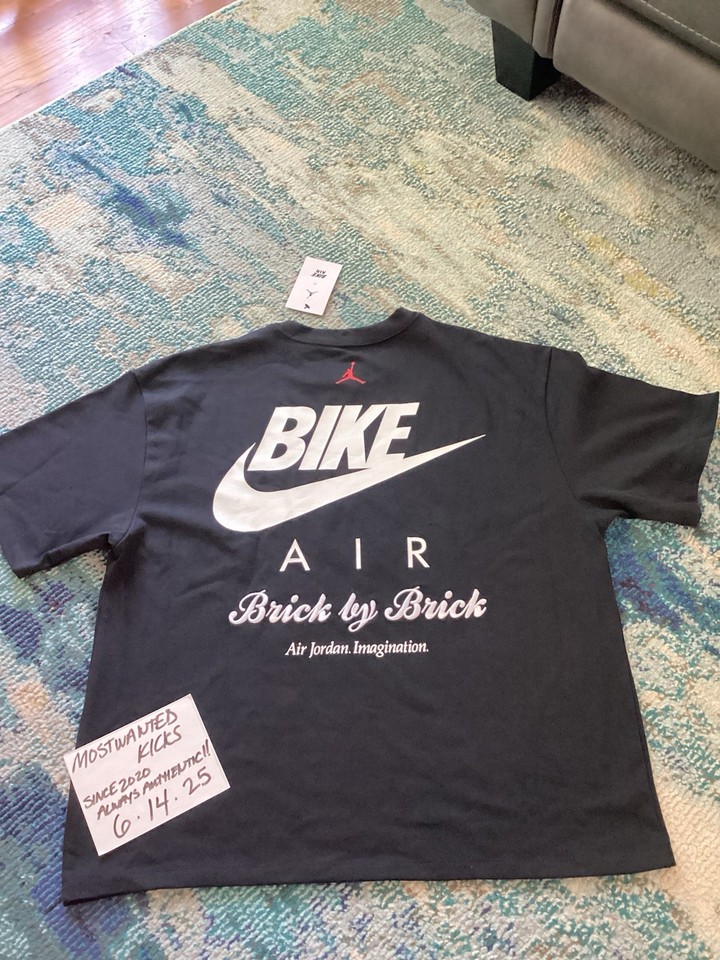 NWT Nike x Nigel Sylvester Bike Air Brick By Brick Black T-Shirt Men’s ...