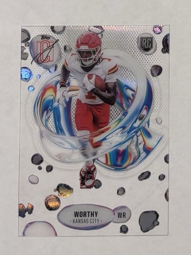 Xavier Worthy 2024 Topps Signature Class Fluidity Clear Rookie SP ...