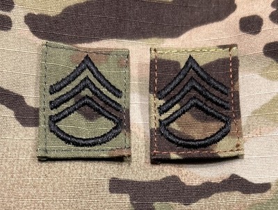 US Army SSG/E6 Cap Rank (2) OCP Sew-On Staff Sergeant | eBay