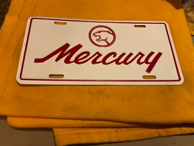 Novelty Metal / Tin License Plate Mercury Cougar | eBay