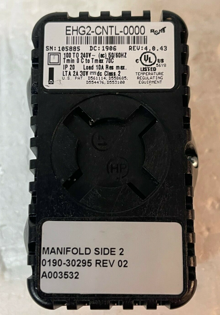 Watlow Ehg2-cntl-0000 Temperature Safety Limit Controller EHG Sl10 for ...