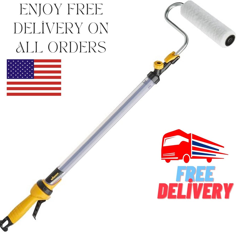 Wagner Spraytech 2419329 PaintStick EZ Roller Paint Roller Long Handle Extensio | eBay