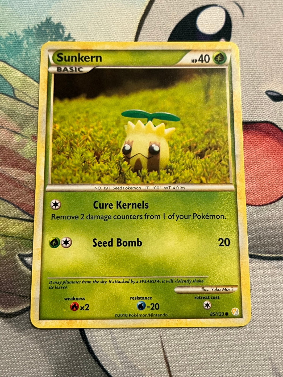 Pokemon Card TCG - HeartGold & SoulSilver - Sunkern - 85/123 - Common ...