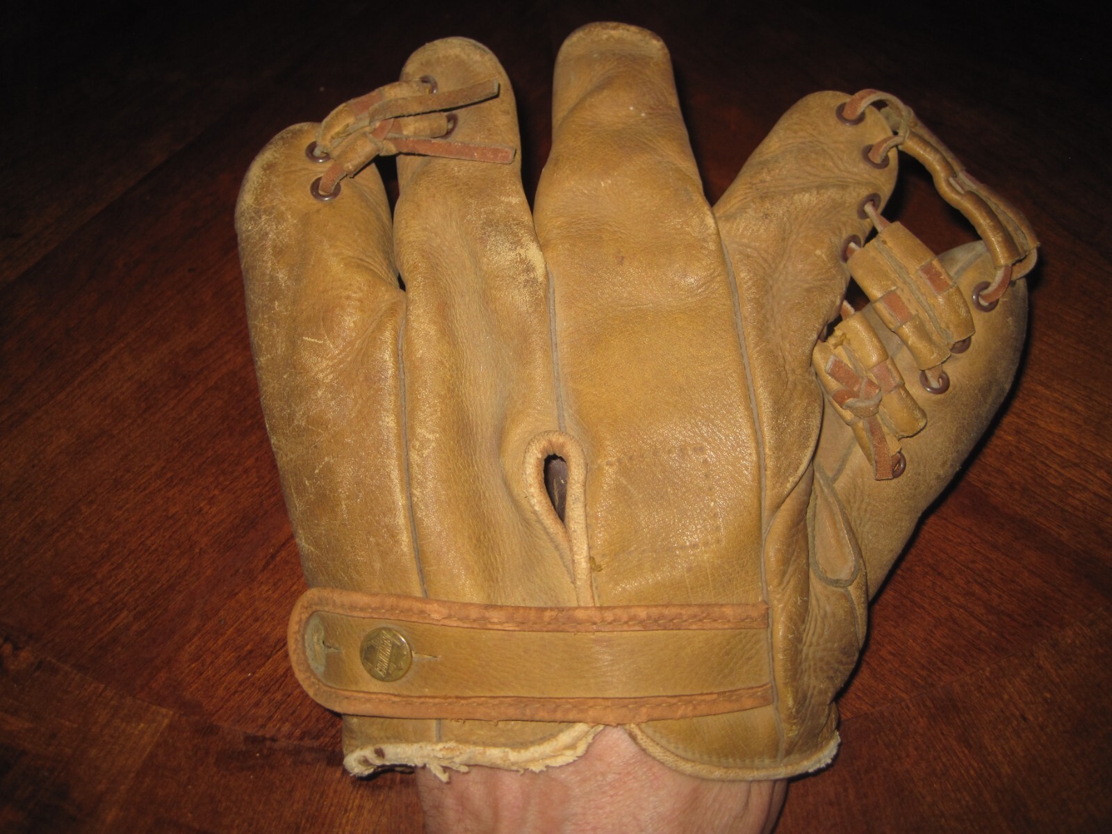 Vintage Antique Rawlings Baseball Glove Mitt Brown Leather G675 Dib ...
