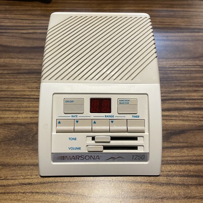 Marsona Sound Conditioner Programmable White Noise Machine 1250 Missing ...