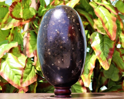 260MM Black Coppernite Crystal Healing Chakra Balance Gemstone ...