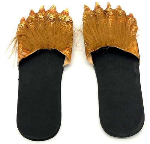 Werewolf Halloween Costume Feet Party Sandal Slippers Large | eBay