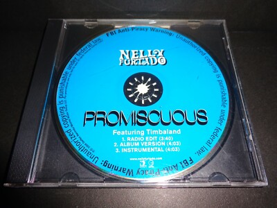 PROMISCUOUS by NELLY FURTADO featuring TIMBALAND-Rare Collectible ...