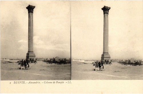 CPA AK ALEXANDRIA Colonne de Pompee - Stereo Pc. EGYPT (1324224) | eBay