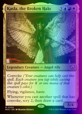 MTG Kasla, the Broken Halo (4/542) March of the Machine Commander LP ...