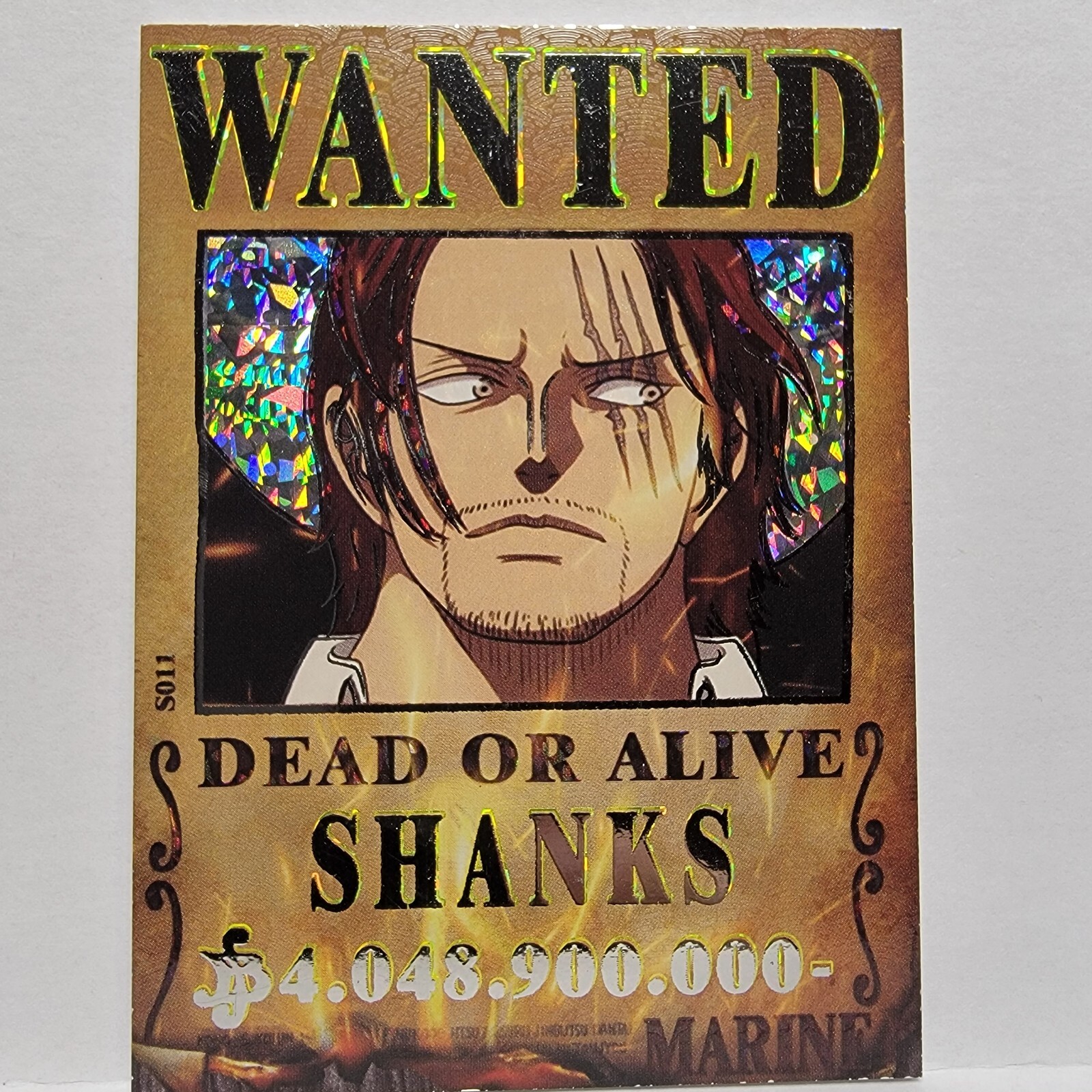 Shanks One Piece Wanted Poster