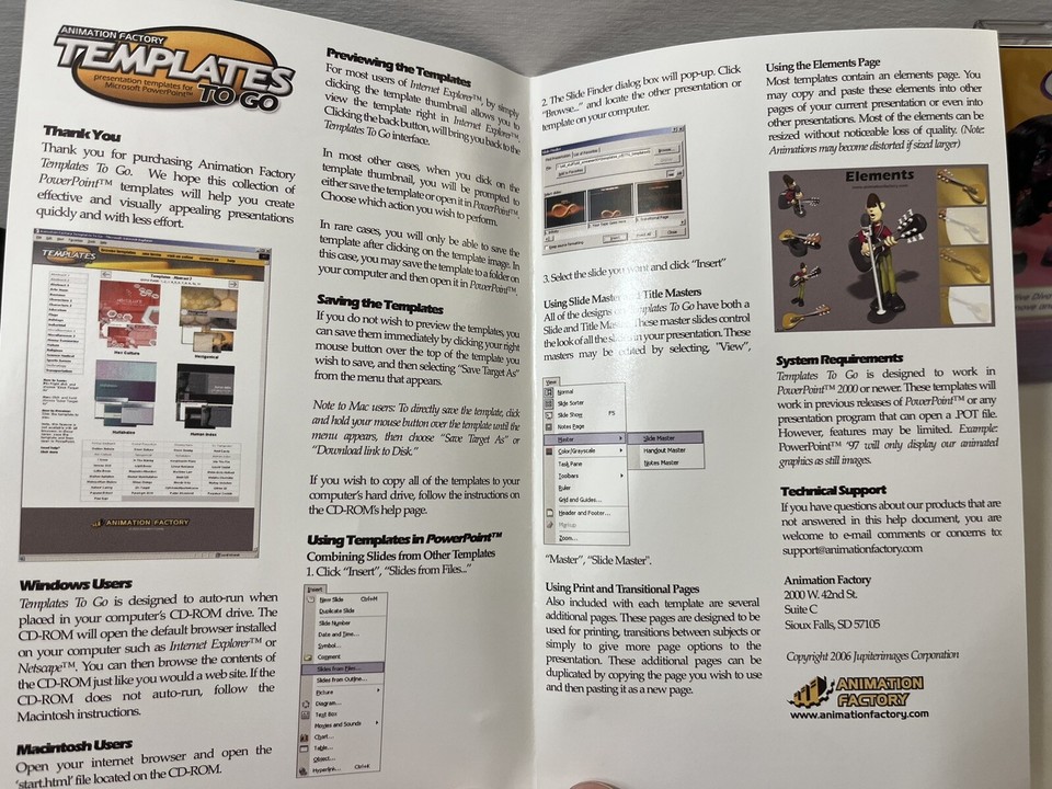 Animation Factory Templates To Go Vol 1 & 2 500+ Ready To Use Templates ...