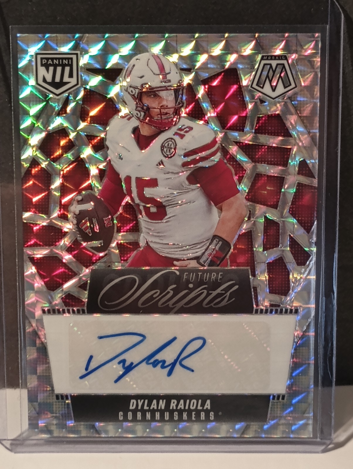 2025 Panini Mosaic NIL – Dylan Raiola – Future Scripts Auto – Silver ...