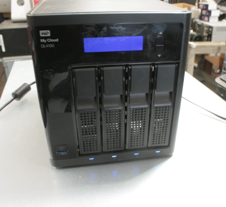 WESTERN DIGITAL MY CLOUD DL4100 DISKLESS NAS 4-BAY NETWORK STORAGE FOR ...