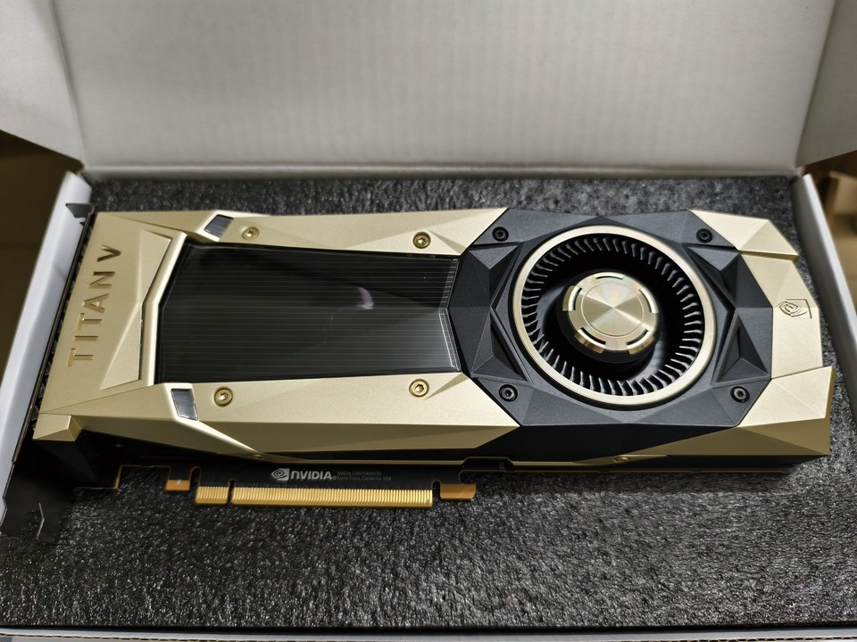 NVIDIA Titan V 12GB HBM2 900-1G500-0000-000 Professional CUDA Graphics ...