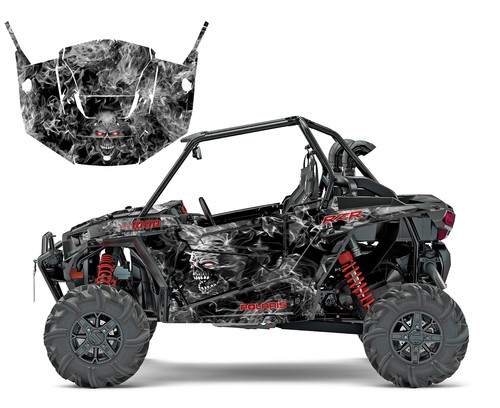Polaris RZR 1000 1000XP Graphic Wrap Kit with UTV Giant doors #9500 ...