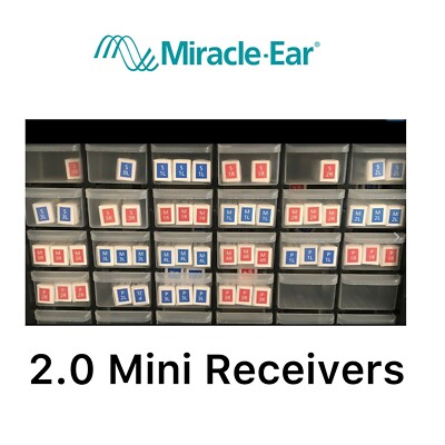 Miracle-Ear Replacement 2.0 mini Receivers RIC Hearing Aid - All Sizes ...