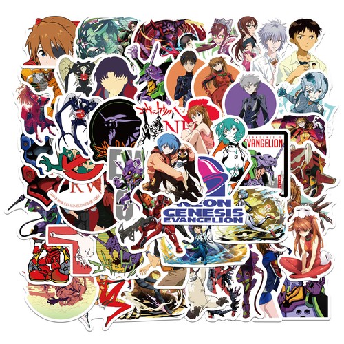 50pcs Neon Genesis Evangelion Anime P2 Stickers Decal Laptop Phone ...