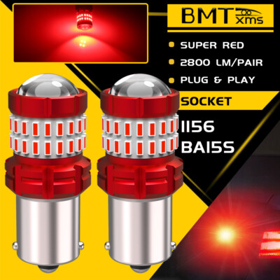 2x 1156 7056 LED Brake Tail Light High Mounted Bulb for Jeep Renegade ...