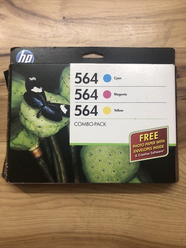 HP 564 Combo Pack Cyan Magenta Yellow Ink Cartridges -EXP- NOV 2014 | eBay