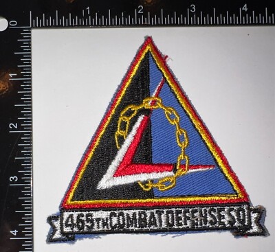 Cold War USAF US Air Force 465th Combat Defense Squadron Patch | eBay