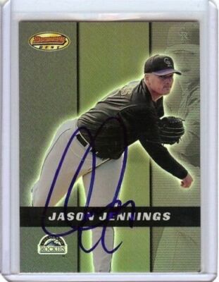 Jason Jennings 2000 Bowman'S Best Card Auto Autograph | eBay