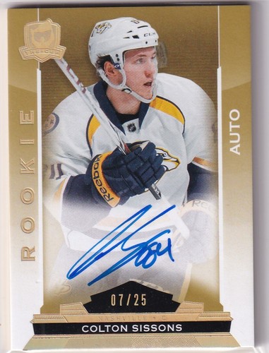 2014-15 Upper Deck The Cup Hockey Colton Sisson Gold Spectrum Rookie ...