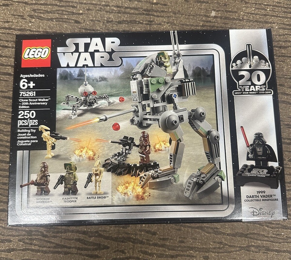 75261 CLONE SCOUT WALKER 20TH ANNIVERSARY EDITION star wars lego NEW ...