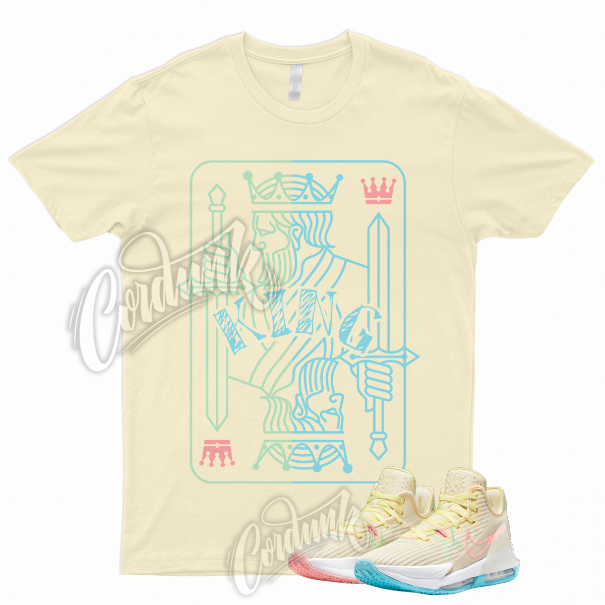 KING T Shirt for 6 Ice Cream Coconut Milk Green Citron LeBron Witness ...