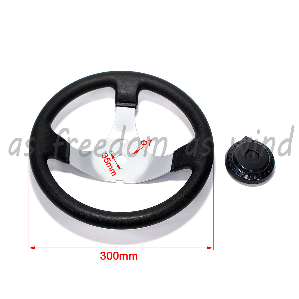 Customize Your Ride with this 300mm Steering Wheel for Go Kart ATV UTV ...
