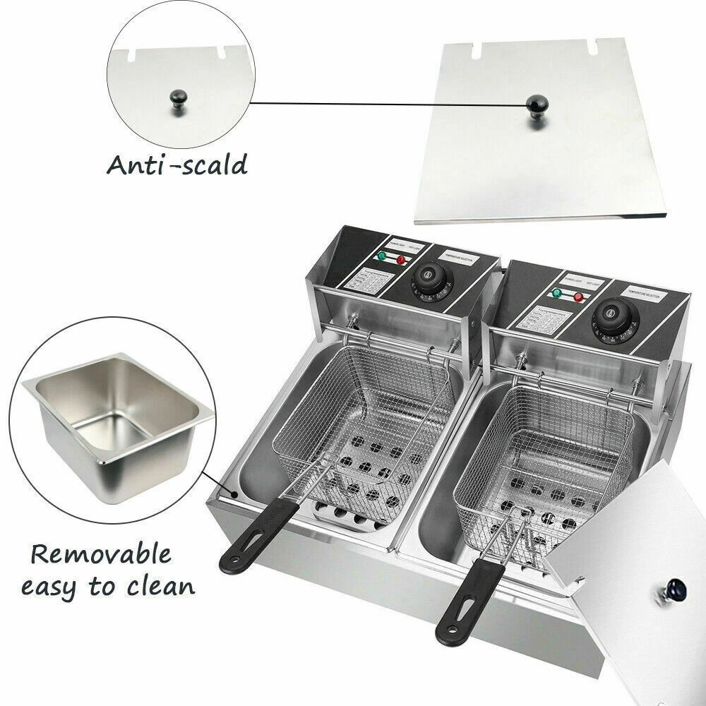 Large Electric Deep Fryer
