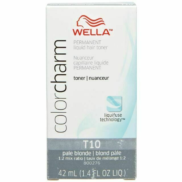 Wella Color Charm T10 Pale Blonde Hair Toner - 1.4oz for sale online | eBay