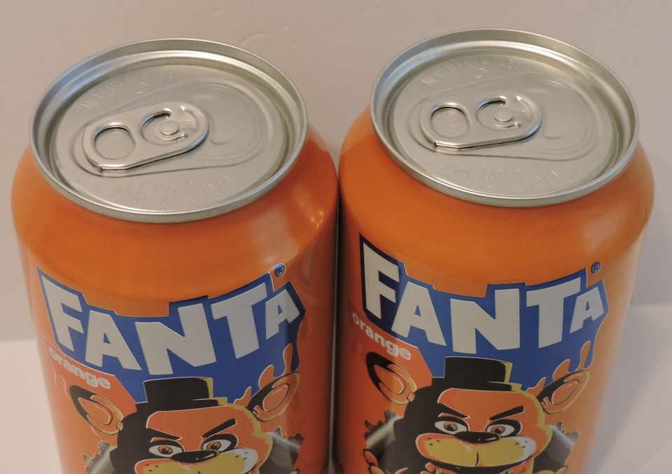 2025 FIVE NIGHTS AT FREDDY'S 2 LE FANTA FREDDY FAZBEAR 12oz CAN BOTTOM ...