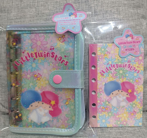 Sanrio Little Twin Stars kiki lala Seal Binder Sticker Book set of 2 ...