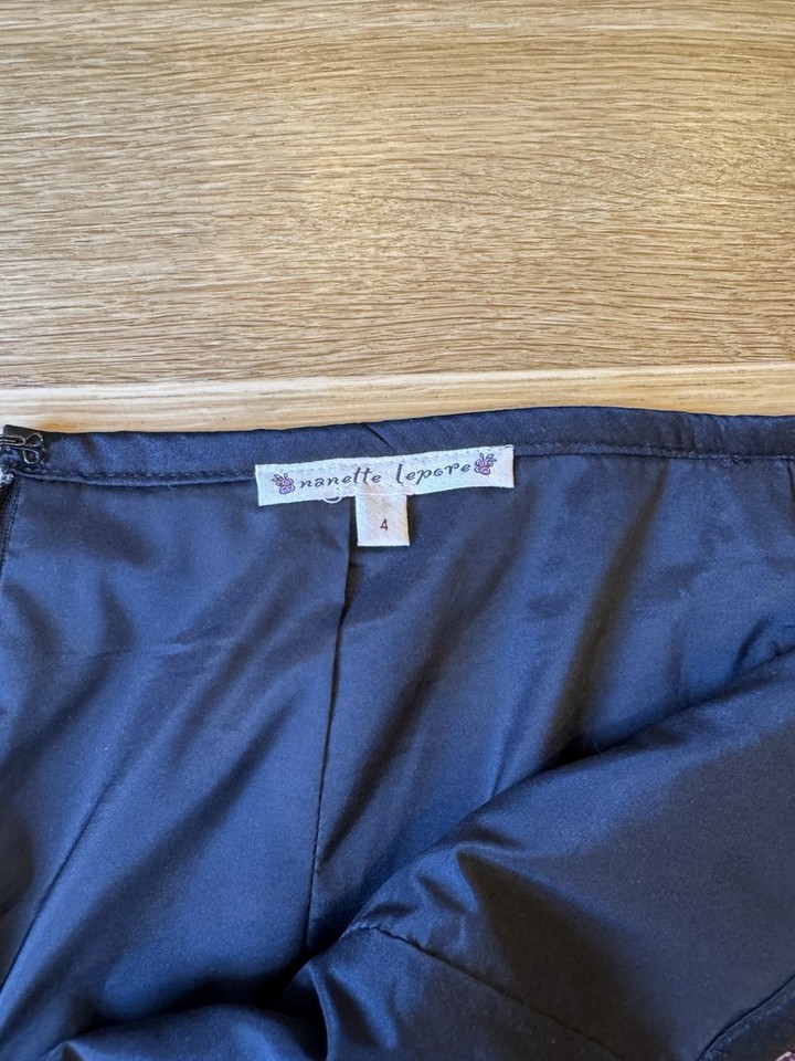 Nanette Lepore Sequin Animal Leopard Print Pencil Skirt Multicolor Size ...