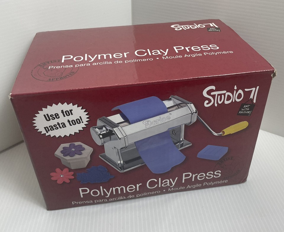 Darice Clear Stainless Steel Polymer Clay Press Machine New In Box | eBay