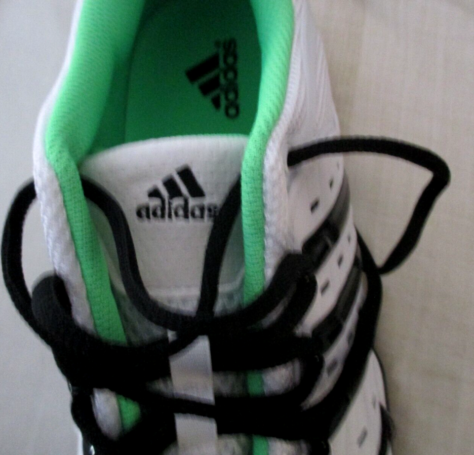 ADIDAS BARRICADE V TENNIS SHOES MEN 10 1/2 NEW IN BOX WHITE W BLACK W ...