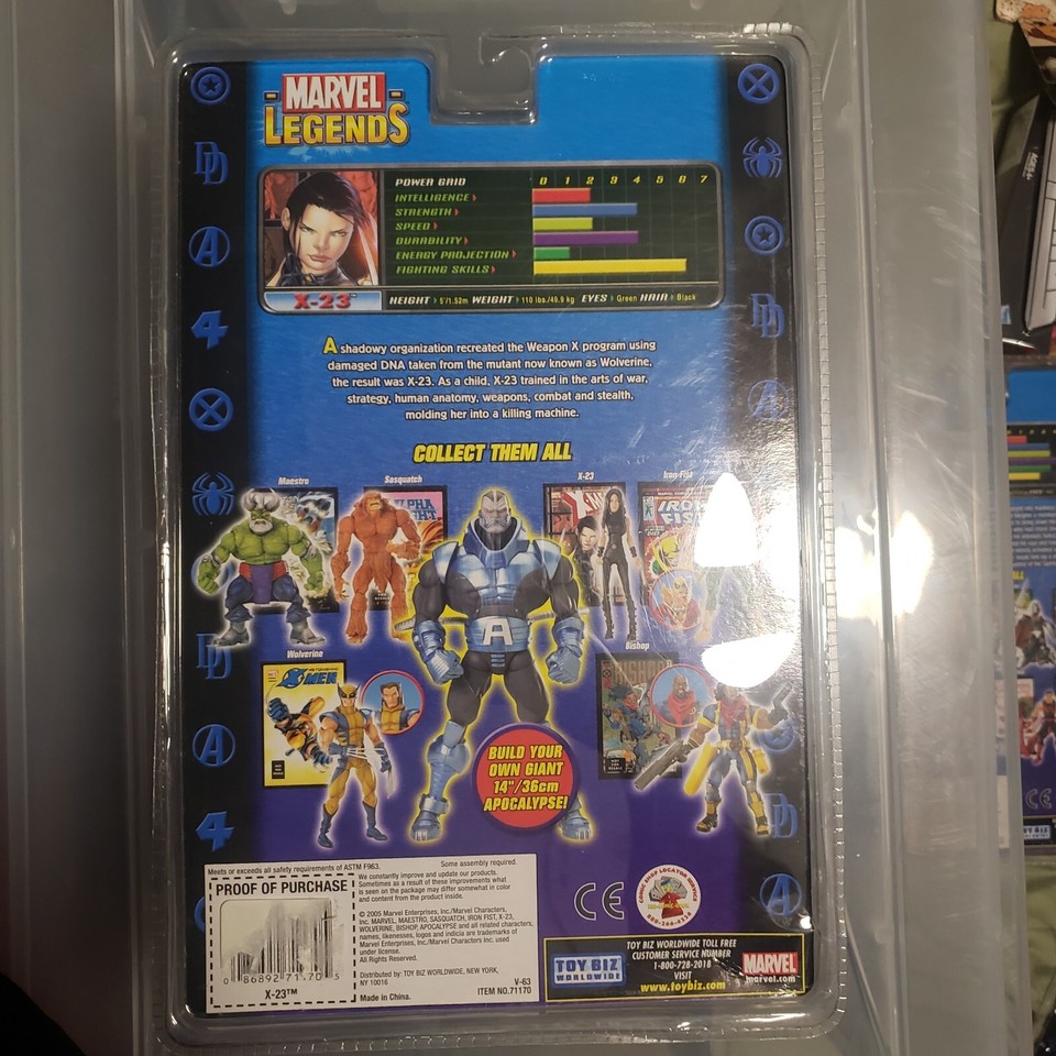Toybiz Marvel Legends - Apocalypse BAF Wave - X-23 (Purple Variant ...