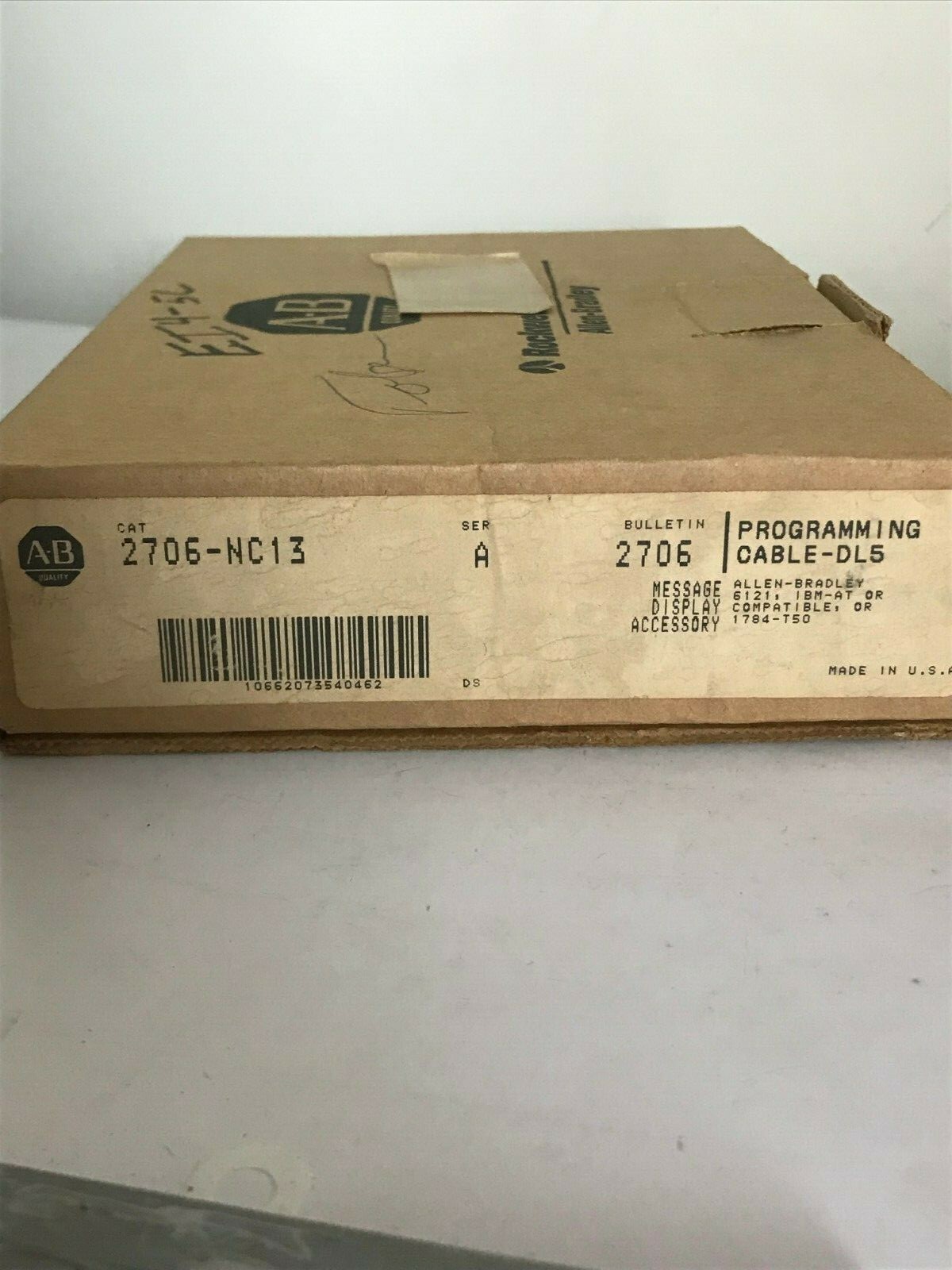 Never Used Old Stock Allen Bradley 2706-NC13 Programming Cable | eBay